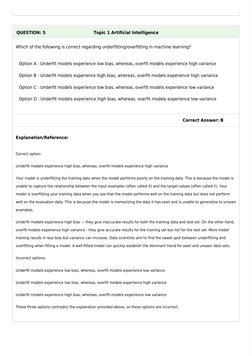 AIF-C01 Exam Guide and Questions | PDF | Machine Learning | Artificial ...