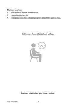 Grade 9 Sepedi Term 4 Question Paper | PDF | Languages Of Africa