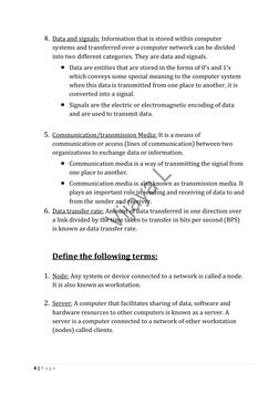 Computer Networks Class 12 Notes | PDF | World Wide Web | Internet & Web