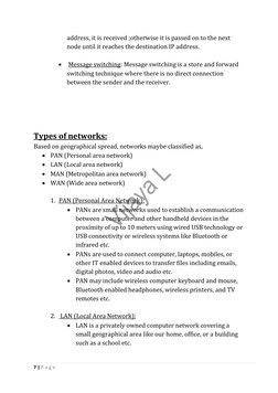 Computer Networks Class 12 Notes | PDF | World Wide Web | Internet & Web