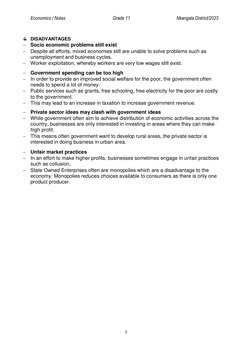 Grade 11 Economics: Economic Systems Notes | PDF | Economics | Economic ...