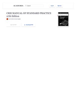 CRSI Manual | PDF