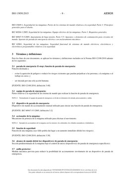 Norma UNE-EN ISO 13850:2016 | PDF | Estandarización | Organización ...