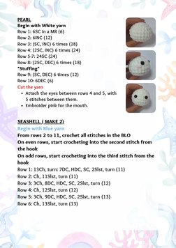 Mussel Crochet Pattern Instructions | PDF | Teaching Methods & Materials