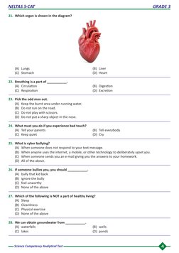 Neltas Grade 2 Science Sample Paper | PDF | Force | Water