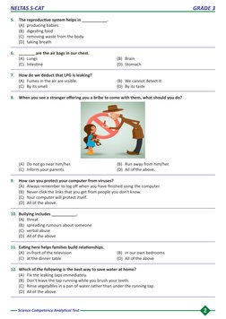 Neltas Grade 2 Science Sample Paper | PDF | Force | Water