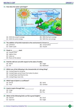 Neltas Grade 2 Science Sample Paper | PDF | Force | Water