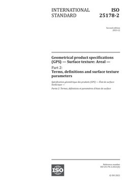 Iso 25178-2-2021 | PDF | International Organization For Standardization ...