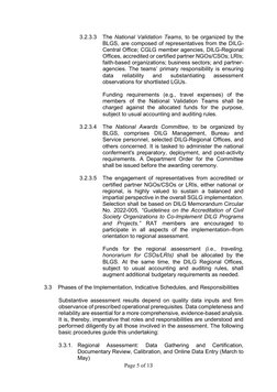 2025 SGLG Guidelines and Assessment Criteria | PDF | Governance | Policy