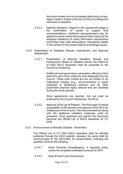 2025 SGLG Guidelines and Assessment Criteria | PDF | Governance | Policy