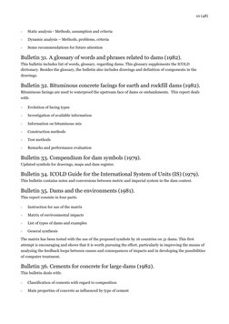 ICOLD Bulletin Summaries and Packages | PDF | Dam | Concrete