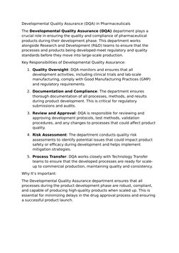 Developmental Quality Assurance (DQA) | PDF | Business | Quality