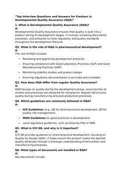 Developmental Quality Assurance (DQA) | PDF | Business | Quality