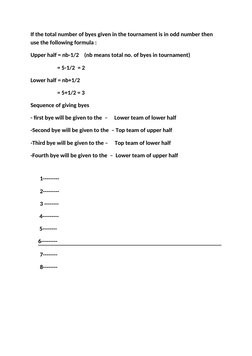 11-Team Knockout Tournament Fixture | PDF