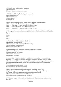 ICSE Class 10 Computer Applications 2025 | PDF | Constructor (Object ...