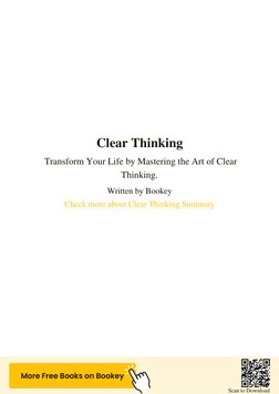 Clear Thinking by Shane Parrish PDF Guide | PDF | Thought | Emotions