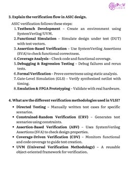 VLSI Design Verification Interview Guide | PDF | Formal Verification ...