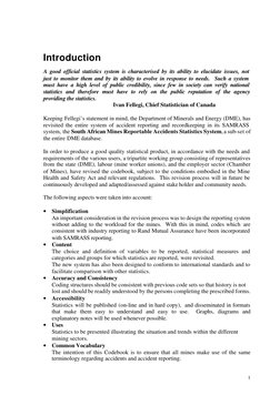 SAMRASS Codebook for Mining Accidents | PDF | Loader (Equipment) | Risk