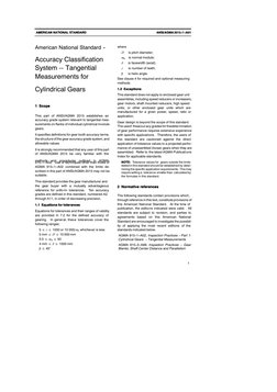Ansi Agma 2015 1 A01 PDF | PDF | Gear | Engineering Tolerance