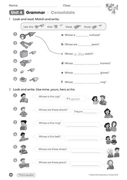Kids Can 4 Unit 4 Vocabulary Activities | PDF