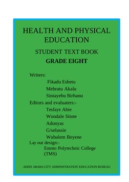 Grade 8 Health and Physical Education Textbook | PDF | Physical Fitness ...