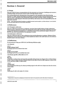 BS 8110 1997 Part 1 Structural Use of Concrete | PDF