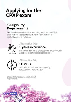 CPXP Certification Preparation Guide | PDF | Patient | Experience