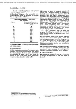 Is 4031 Part 4 - Consistency | PDF | Cement | Temperature