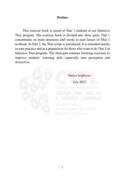 Thai Language Exercise Book for A1 | PDF | Linguistics