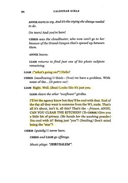 Calendar Girls Script | PDF