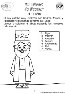 Actividades para niños: El Horno de Fuego | PDF | Daniel (figura bíblica)