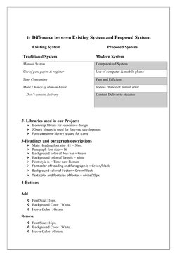 Existing vs Proposed System Overview | PDF | Computing | Software