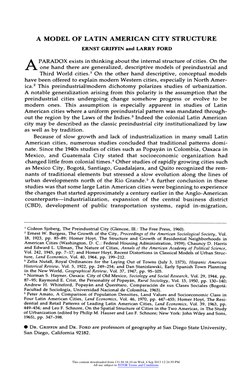 Latin American City Structure Model | PDF | City | Suburb