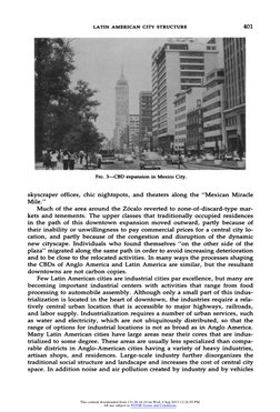 Latin American City Structure Model | PDF | City | Suburb