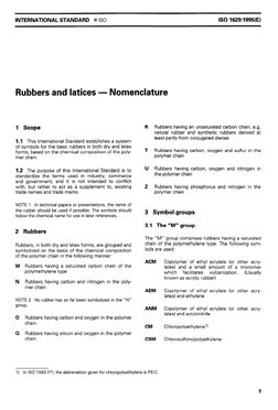 ISO 1629:1995 Rubber Nomenclature | PDF | International Organization ...