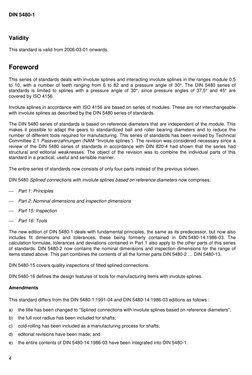 DIN 5480-1: Involute Spline Principles | PDF | Engineering Tolerance | Gear