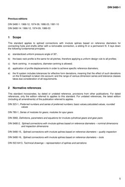DIN 5480-1: Involute Spline Principles | PDF | Engineering Tolerance | Gear