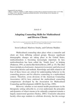 RESPECTFUL Model in Multicultural Counseling | PDF | School Counselor ...