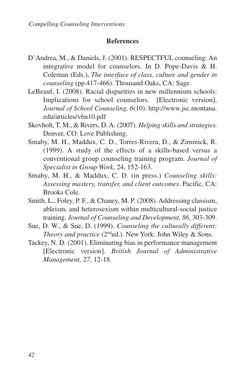 RESPECTFUL Model in Multicultural Counseling | PDF | School Counselor ...