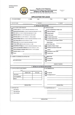 Revised BFP Leave Application Guidelines | PDF | Public Sphere ...