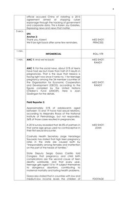 TV News Script Sample for Students | PDF | Labour Economics | Employment