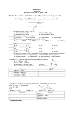 Mathematics: Quarter 4 - Module 6 Experiment, Outcome, Sample Space and ...