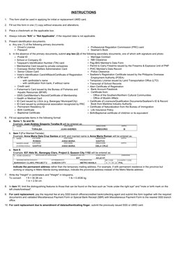 UMID Card Application Form 2025 | PDF | Identity Document | Government ...