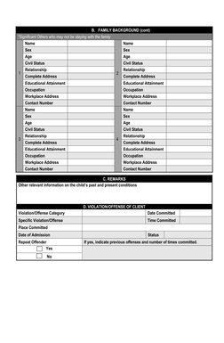 CICL Client Intake and Referral Form | PDF | Social Work | Psychosocial