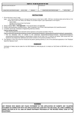 SSS Loan Application Form Guide | PDF | Identity Document | Loans