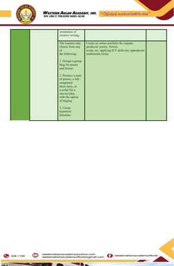Grade 12 Creative Writing Curriculum Guide | PDF