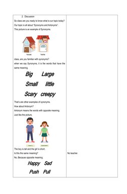 Grade 2 Synonyms and Antonyms Lesson Plan | PDF | Adjective | Lesson Plan