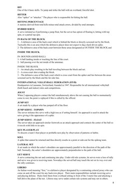 Volleyball Learning Module Overview | PDF | Volleyball | Rules