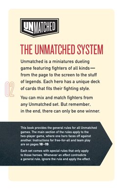 Unmatched Core Rules Overview | PDF