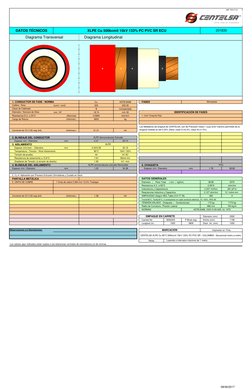 Especificaciones del cable 500 mcm | PDF | Cobre | Extrusión